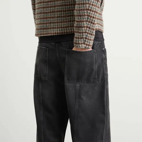 WON HUNDRED Cale Distressed Print Denim Jeans