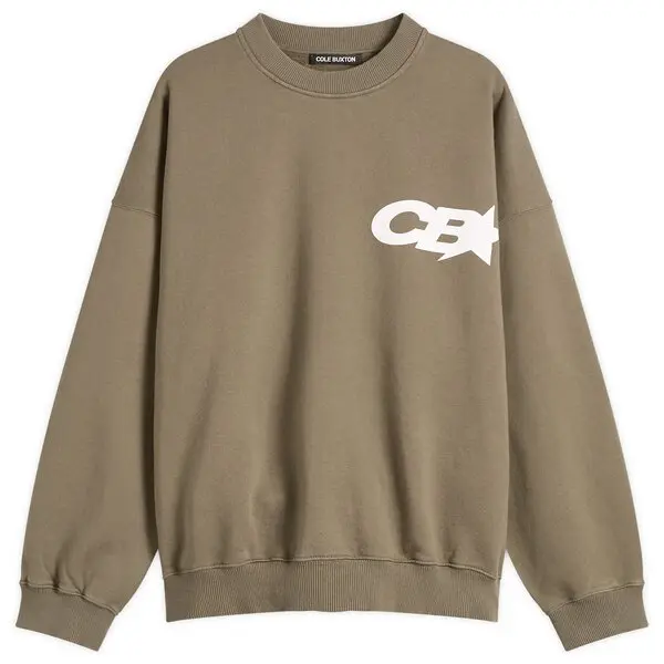 COLE BUXTON Cb Star Racing Sweatshirt - Khaki