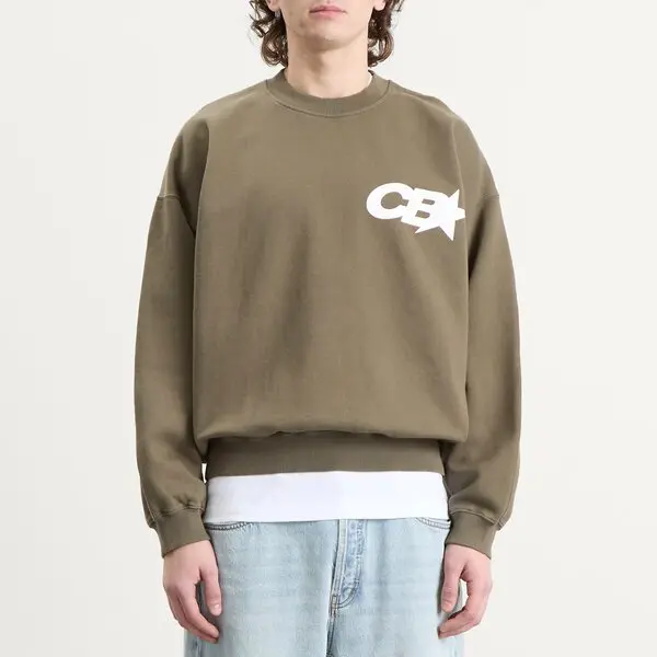 COLE BUXTON Cb Star Racing Sweatshirt - Khaki