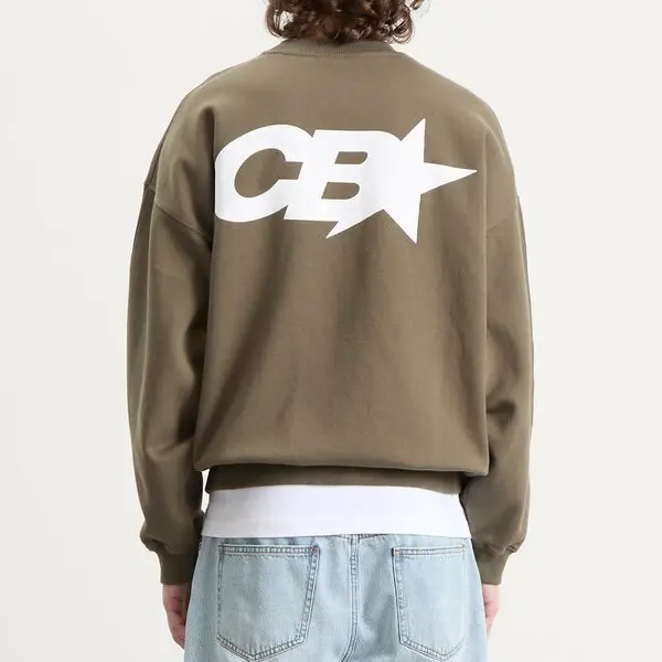 COLE BUXTON Cb Star Racing Sweatshirt - Khaki