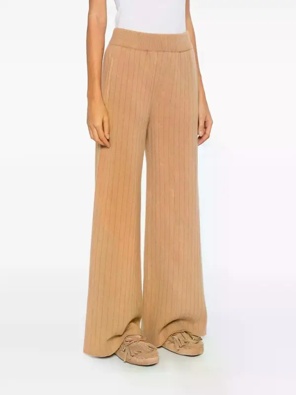 Eleventy Ribbed Trousers - Brown