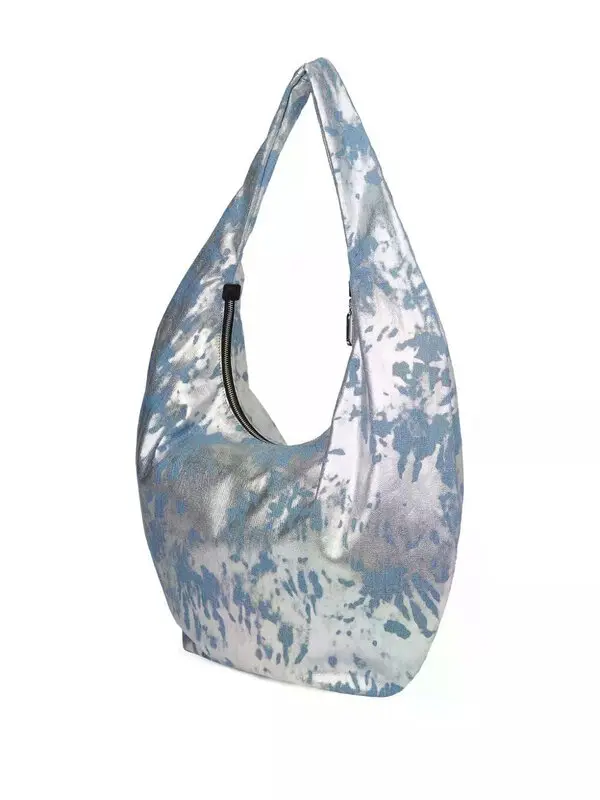 Karl Lagerfeld Logo-patch Denim Shoulder Bag