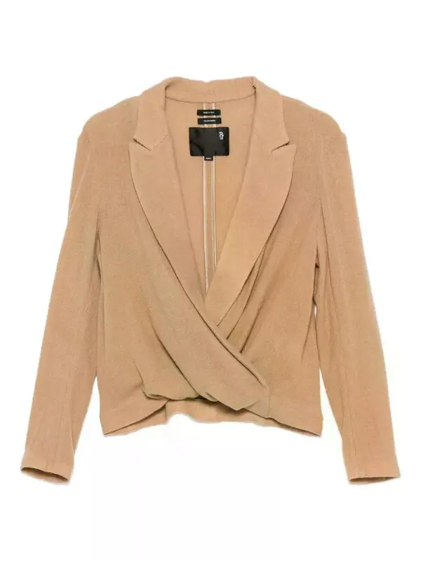 R13 Twisted Lapel Top