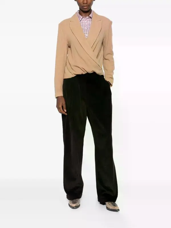 R13 Twisted Lapel Top