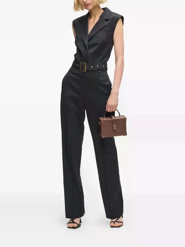 Karl Lagerfeld Padlock-detail Trunk Bag - Brown