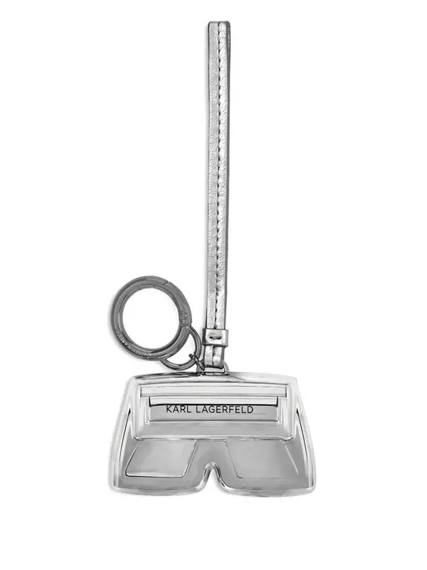Karl Lagerfeld Ikon K Clutch Charm - Silver