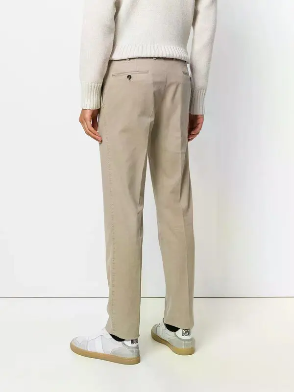 PT TORINO Slim Fit Trousers - Brown