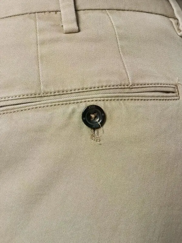PT TORINO Slim Fit Trousers - Brown