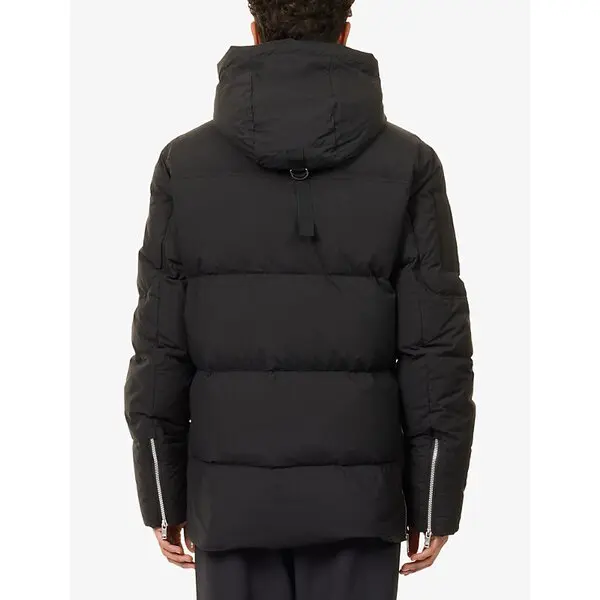 Moose Knuckles Everest 3q Puffer Hooded Woven-down Jacket