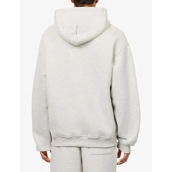 THE COUTURE CLUB Monogram Emblem Relaxed-fit Cotton-blend Hoodie