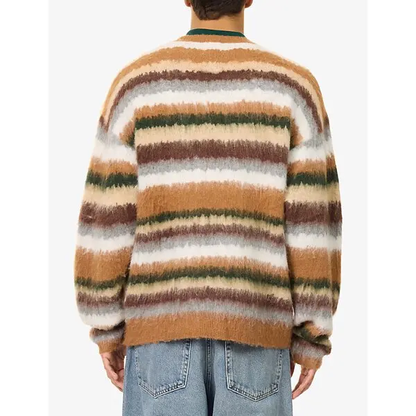 BOUND Brushed Striped Knitted Jumper