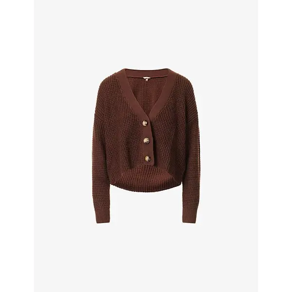 Eberjey Textured Knit Crop Cardigan