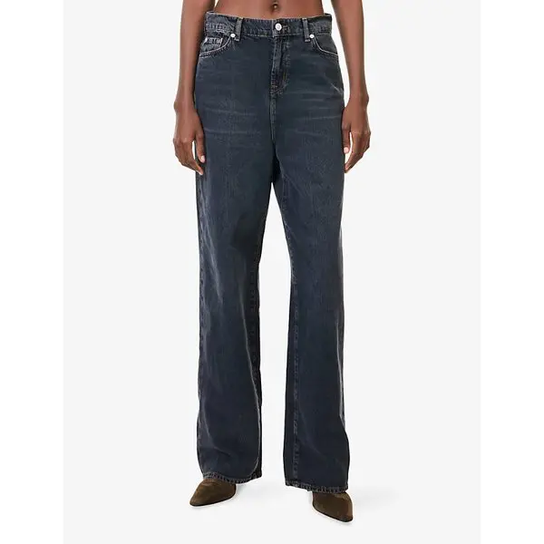 7 For All Mankind Slouchy Wide-leg Denim Jeans - Stormwave
