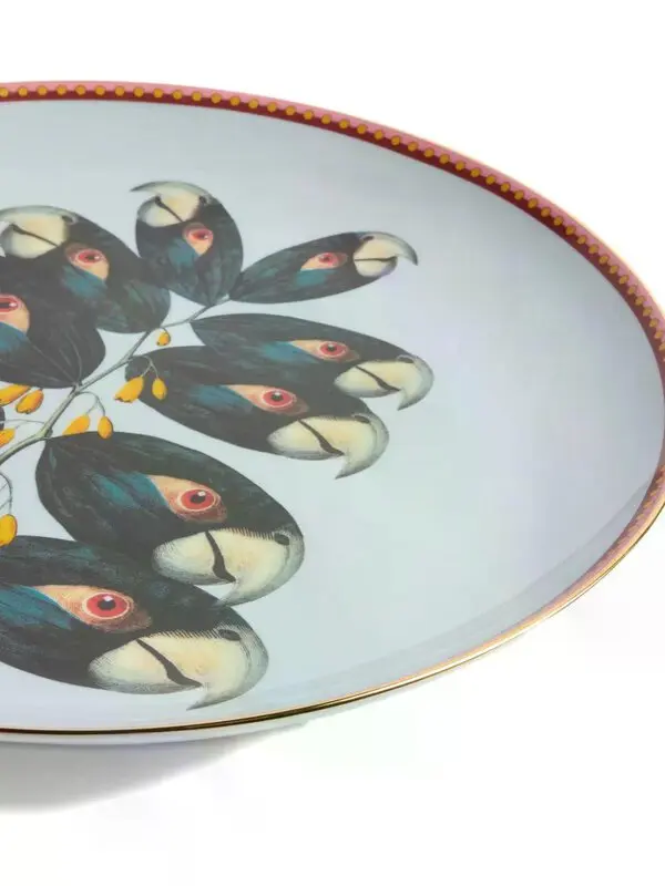 La DoubleJ Parrotstem Print Decorative Plate