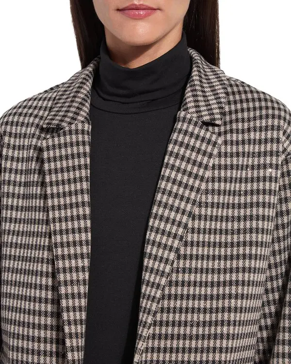 Lyssé Metallic Checked Blazer