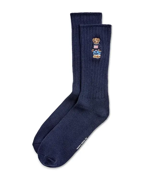 Polo Ralph Lauren Polo Bear Crew Socks - Navy