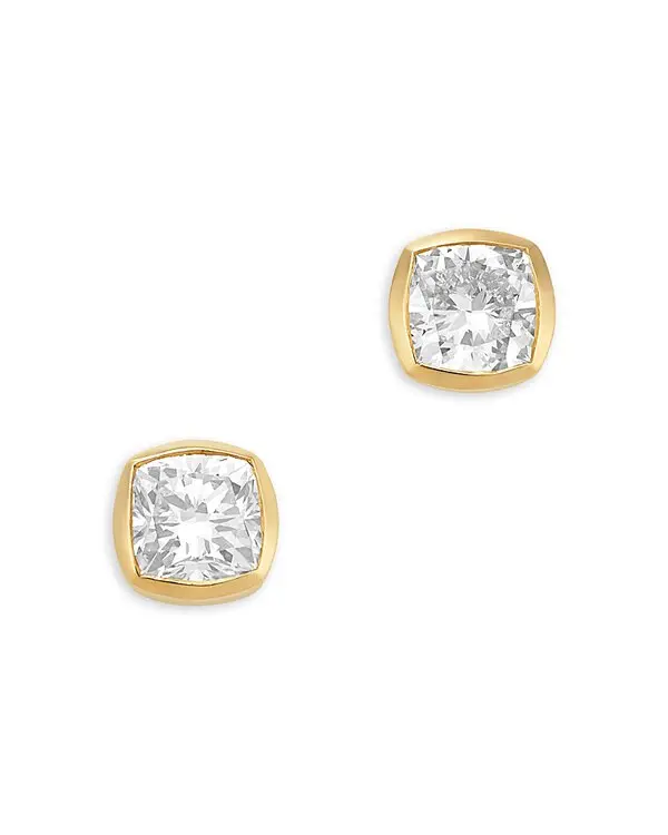 Bloomingdale'S 0.94 Tcw Luxe Collection Lab Grown Diamond Stud Earrings - Gold