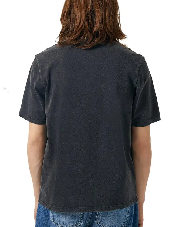 CORRIDOR Garment Dyed Short Sleeve Pocket Tee - Black