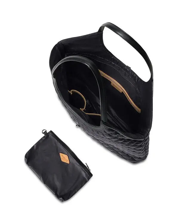 Mz Wallace Astor Large Quilted Tote Bag - Black/black