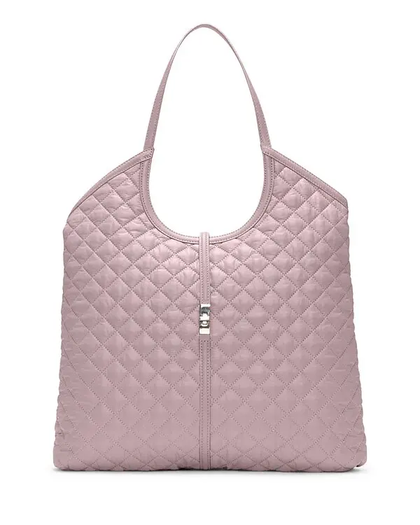 Mz Wallace Astor Large Quilted Tote Bag - Quail/silver