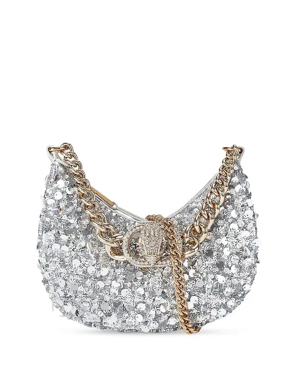 Kurt Geiger Chelsea Small Sequined Hobo Bag
