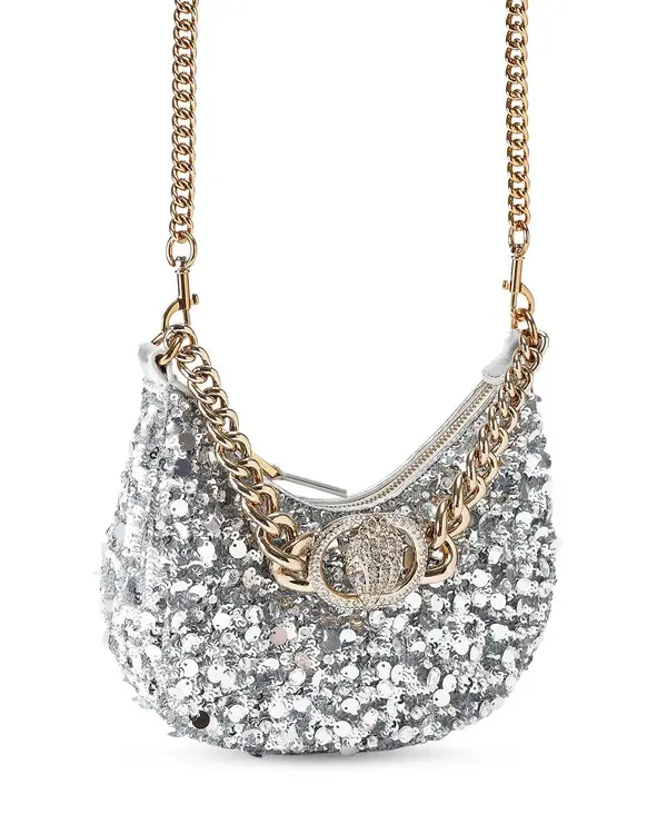 Kurt Geiger Chelsea Small Sequined Hobo Bag
