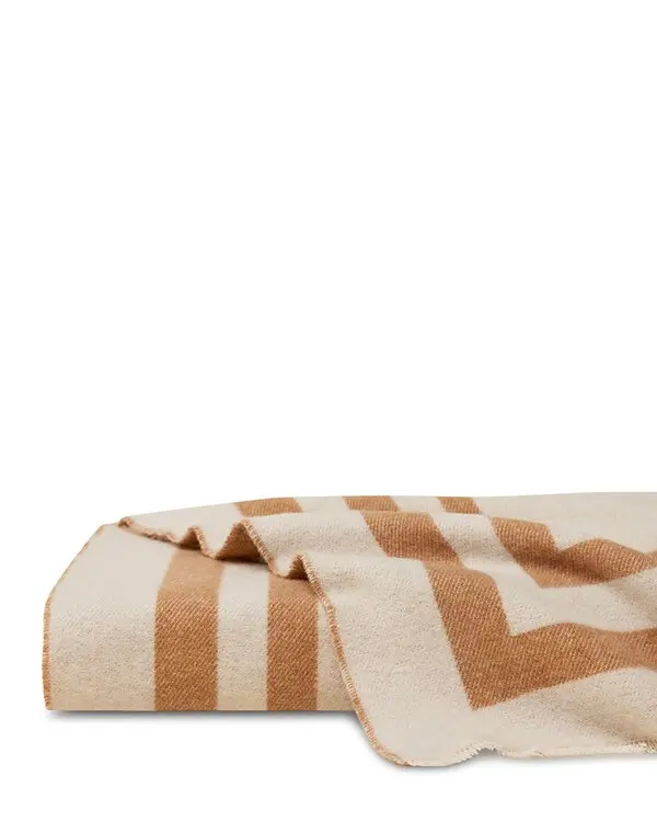 PRATESI Pratest Tre Righe Cashmere Blend Throw, 50 X 70 - Beige