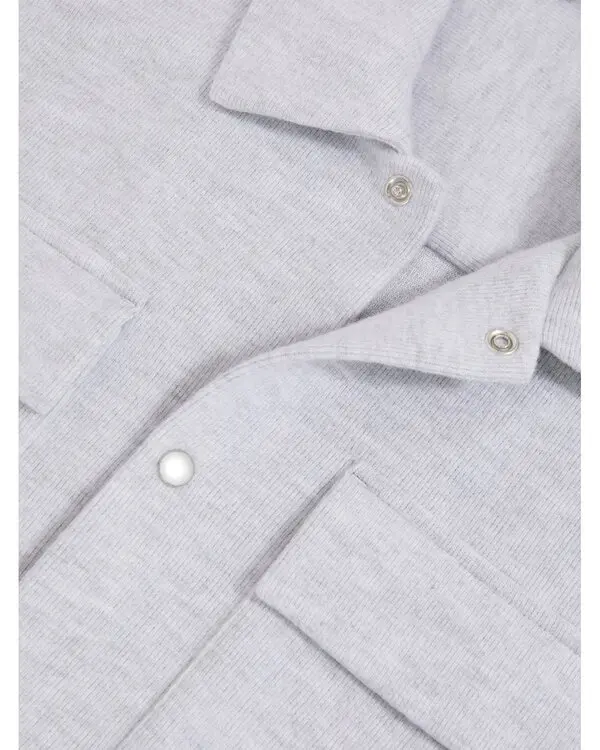REISS Maxwell Long Sleeved Jersey Regular Fit Button Down Shirt