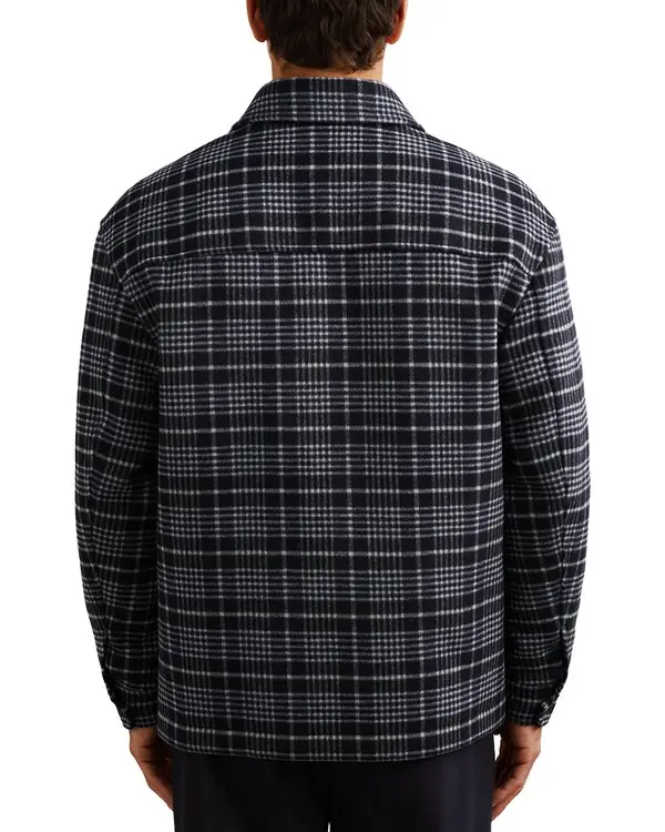 REISS Vitarli Checked Overshirt