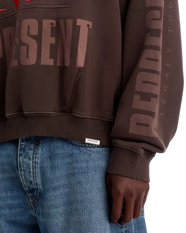REPRESENT Living Legacy Tour Reversible Hoodie - Brown