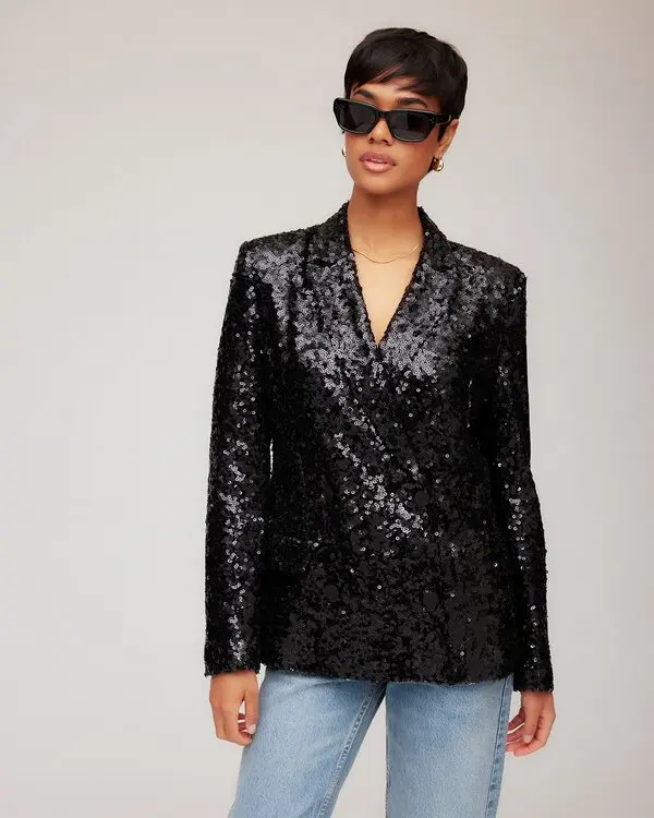 Fifteen Twenty Loretta Sequined Blazer