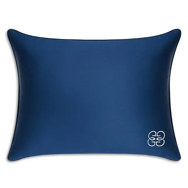 Gingerlily Silk Travel Pillow - Navy