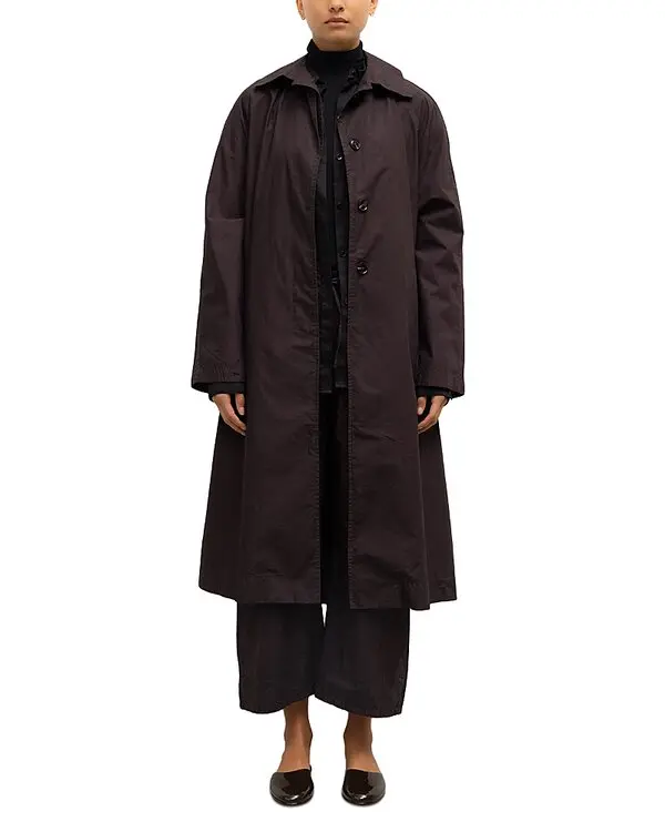 LESET Kyoto Cotton Car Coat - Chocolate