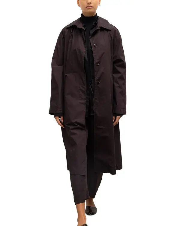 LESET Kyoto Cotton Car Coat - Chocolate