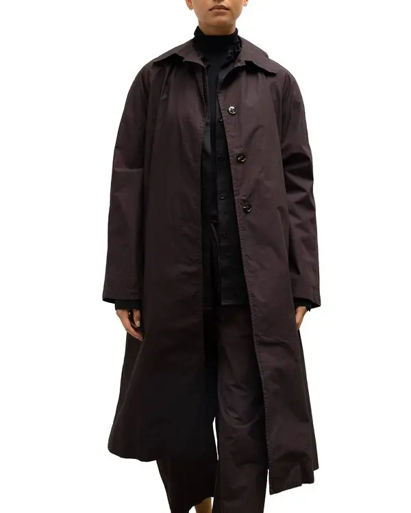 LESET Kyoto Cotton Car Coat - Chocolate