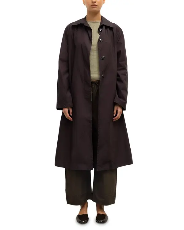LESET Kyoto Cotton Car Coat - Chocolate