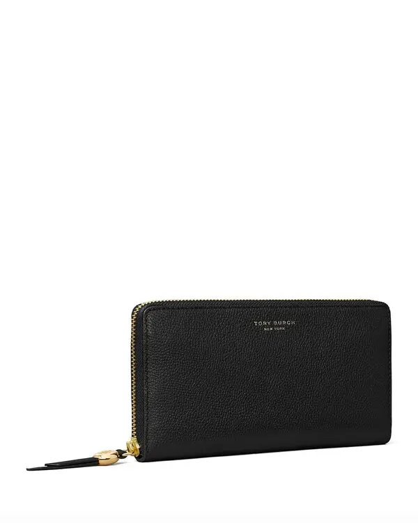 Tory Burch Romy Leather Zip Continental Wallet