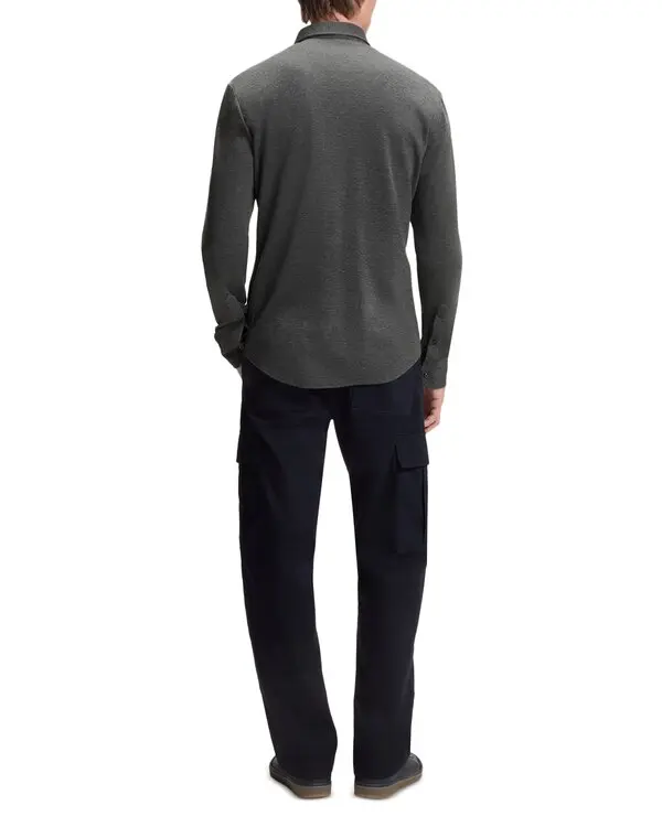 BOSS X Beckham Rudy Slim Fit Button Front Shirt