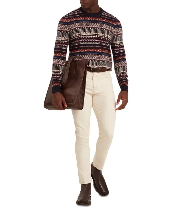 Ted Baker London Fair Isle Crewneck Sweater