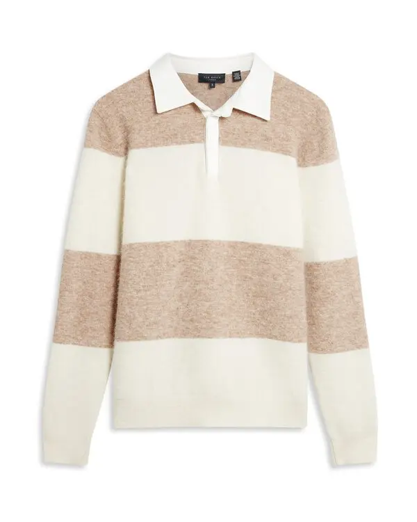 Ted Baker London Solaran Rugby Top - Ecru