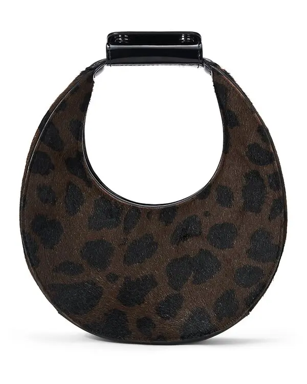 Staud Calf Hair Shoulder Bag - Leopard