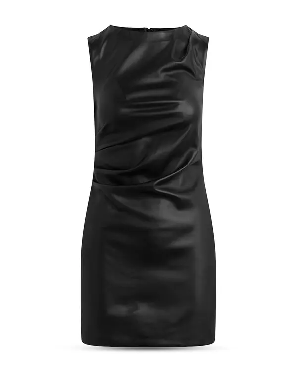 Joe's Jeans The Meg Faux Leather Dress - Black