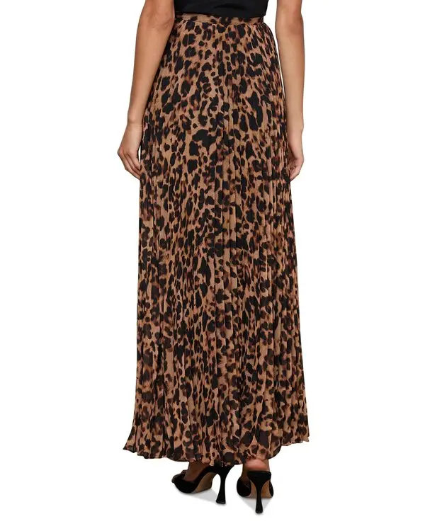 L'Agence Torin Pleated Maxi Skirt