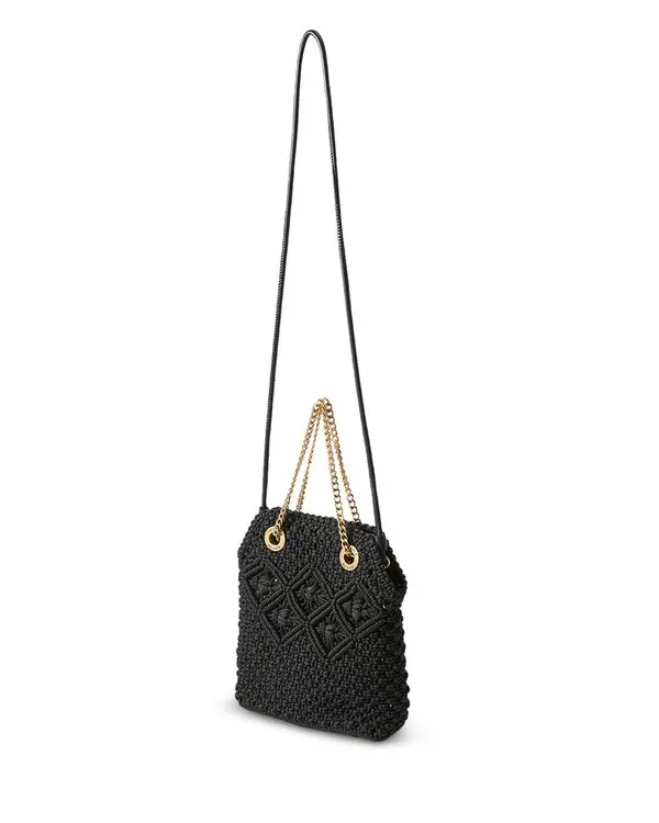 Veronica Beard Macrame Slouch Crossbody Bag