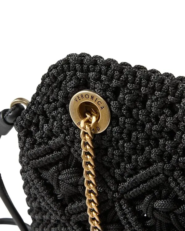 Veronica Beard Macrame Slouch Crossbody Bag