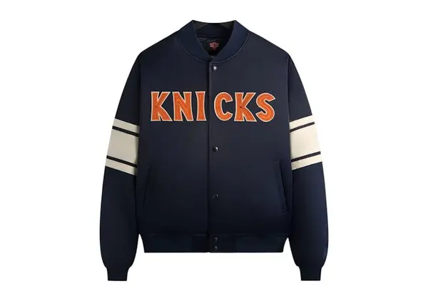 Kith X New York Knicks Classic Satin Bomber Jacket