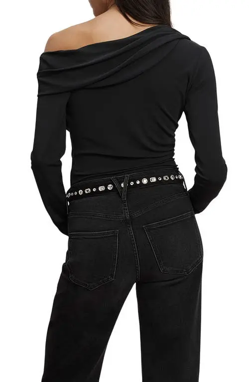 Veronica Beard Lozea One-shoulder Top