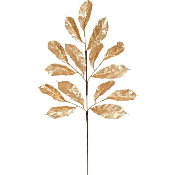 MARK ROBERTS Magnolia Leaf Spray - Gold