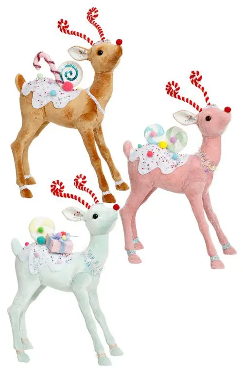 MARK ROBERTS Candied Deer, Large - Multiple Colors