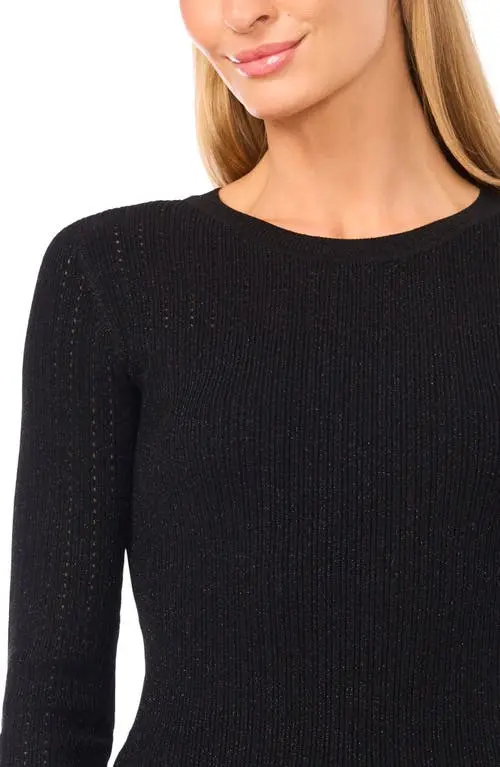 Ted Baker London Metallic Pointelle Sweater